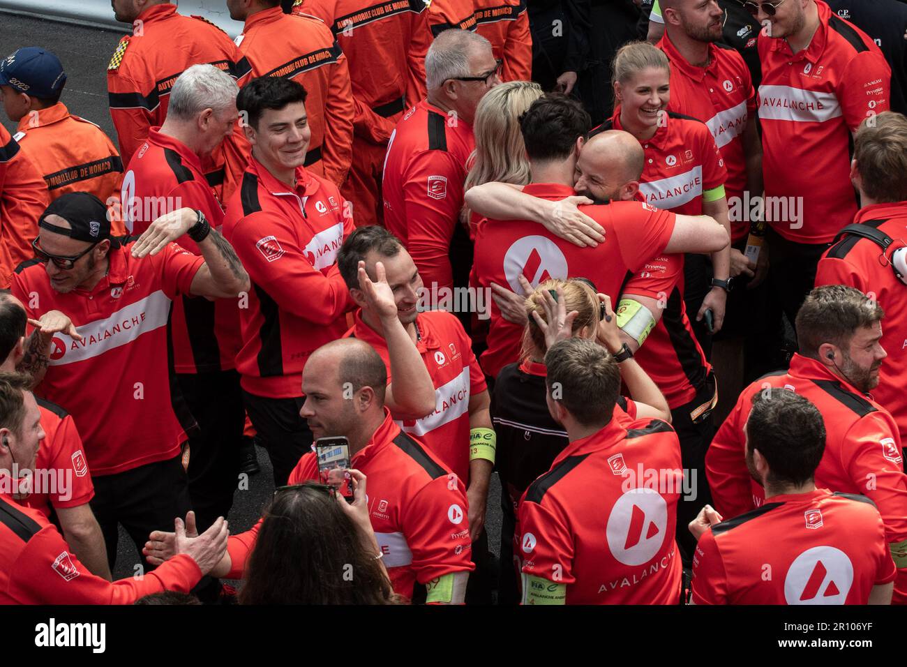 The team Envision Andretti Formula E congrats for the third place of ...