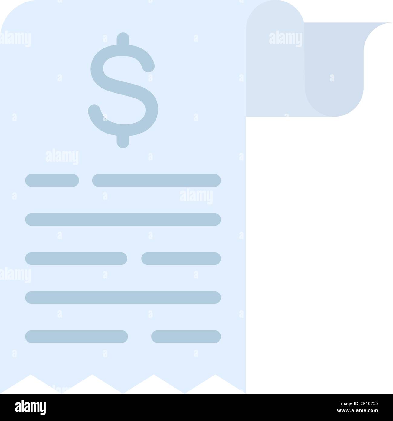 Receipt icon vector image. Suitable for mobile apps, web apps and print ...