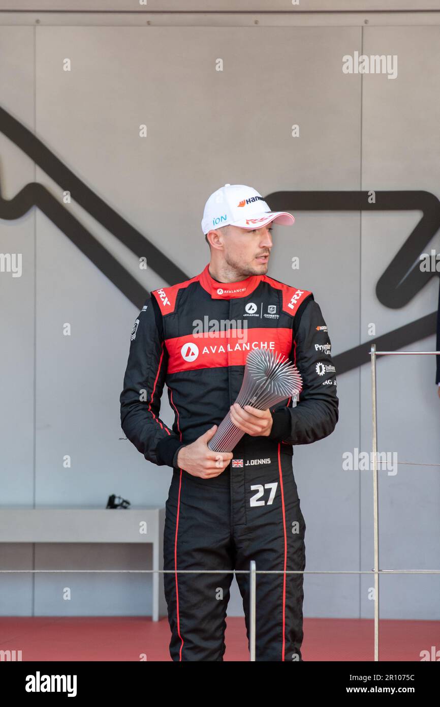 Jake Dennis (Avalanche Andretti Formula E) ranked third of the race ...