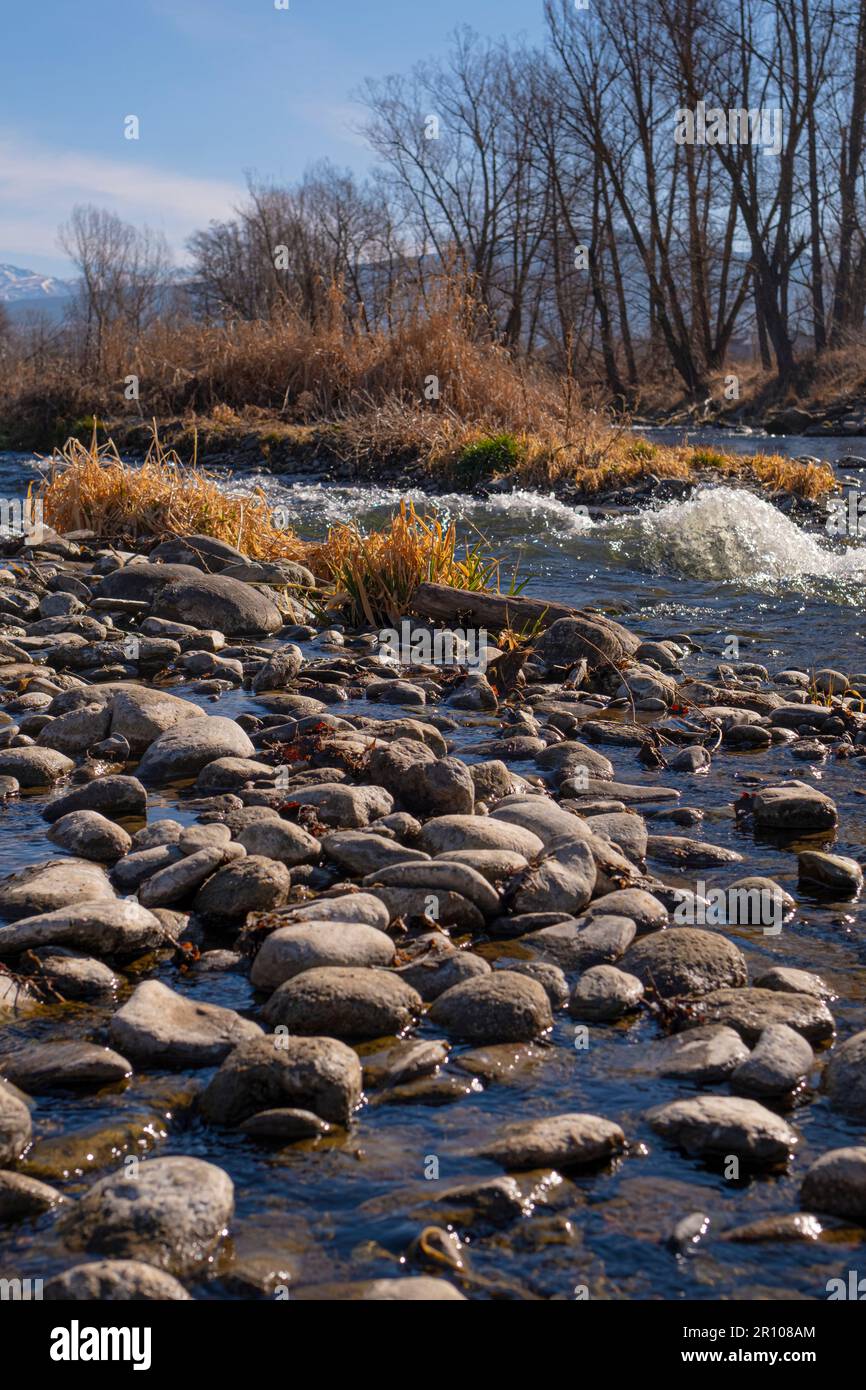 Spring creek water stones river hi-res stock photography and images - Alamy