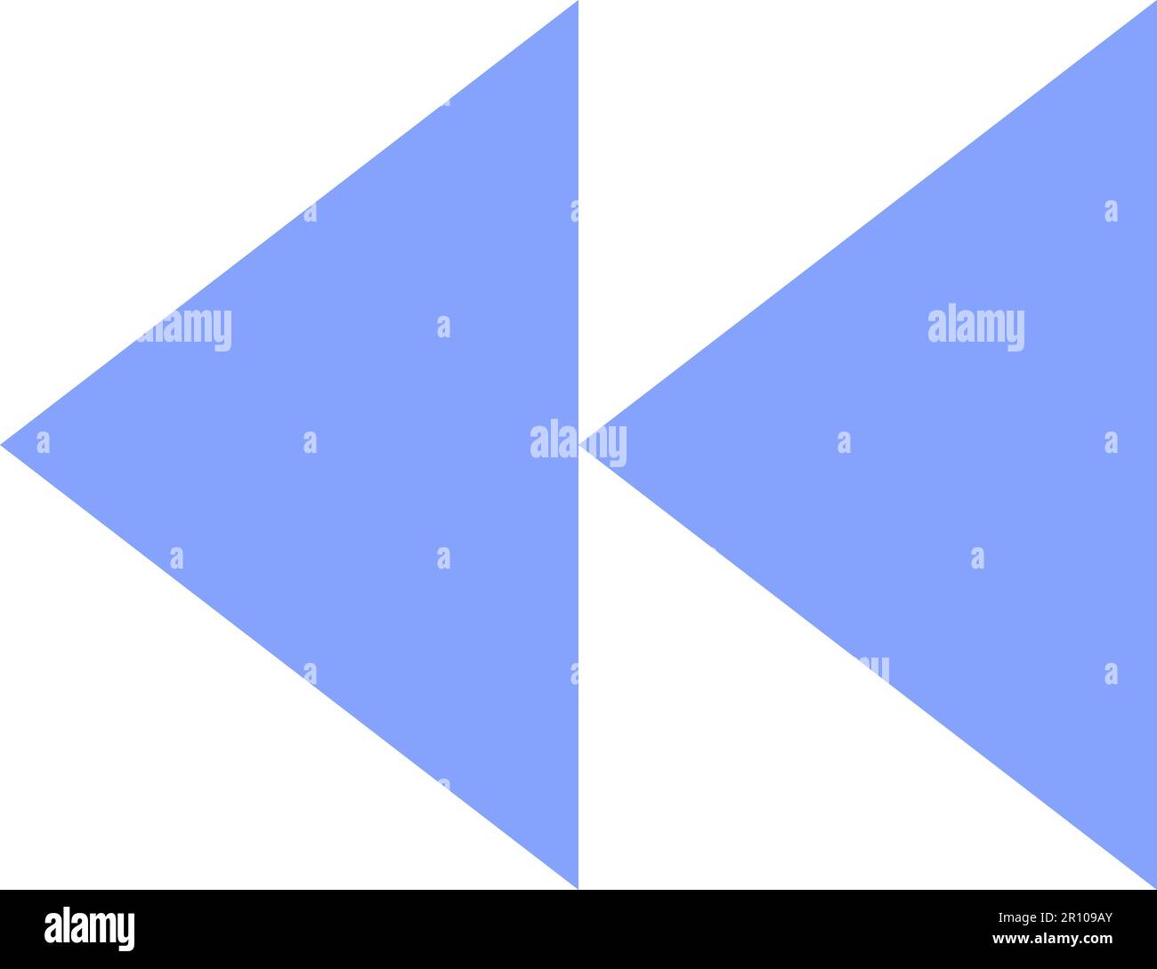 Rewind icon vector image. Suitable for mobile apps, web apps and print media Stock Vector Image ...