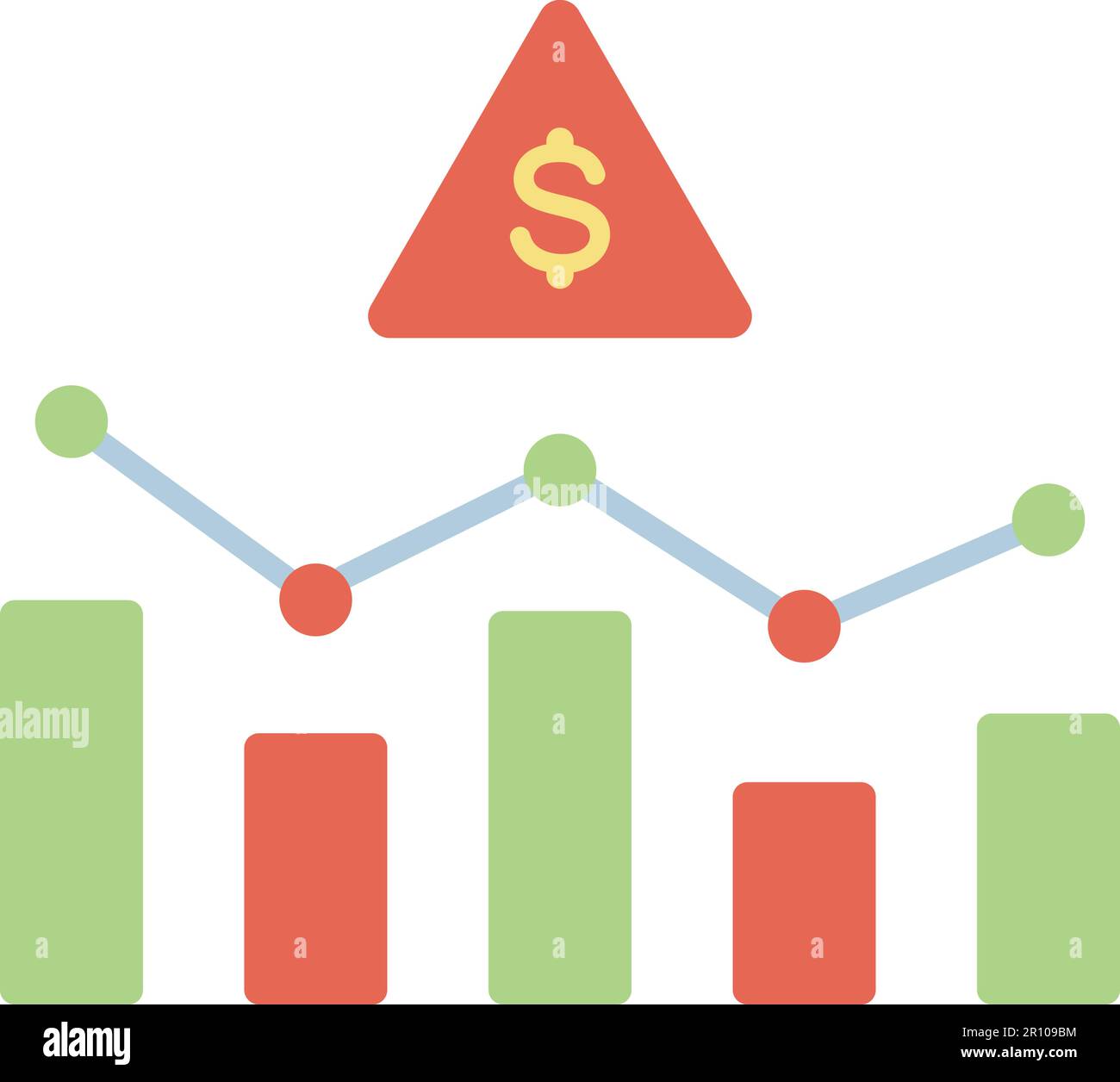 Risk Investment icon vector image. Suitable for mobile apps, web apps ...