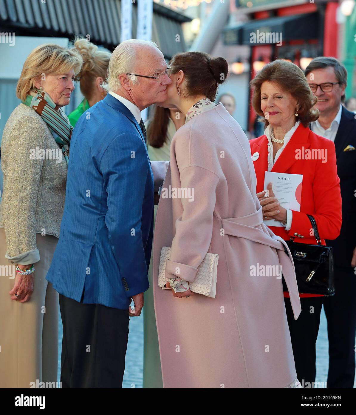 King Carl Gustaf, Queen Silvia, Crown Princess Victoria arrive for a ...