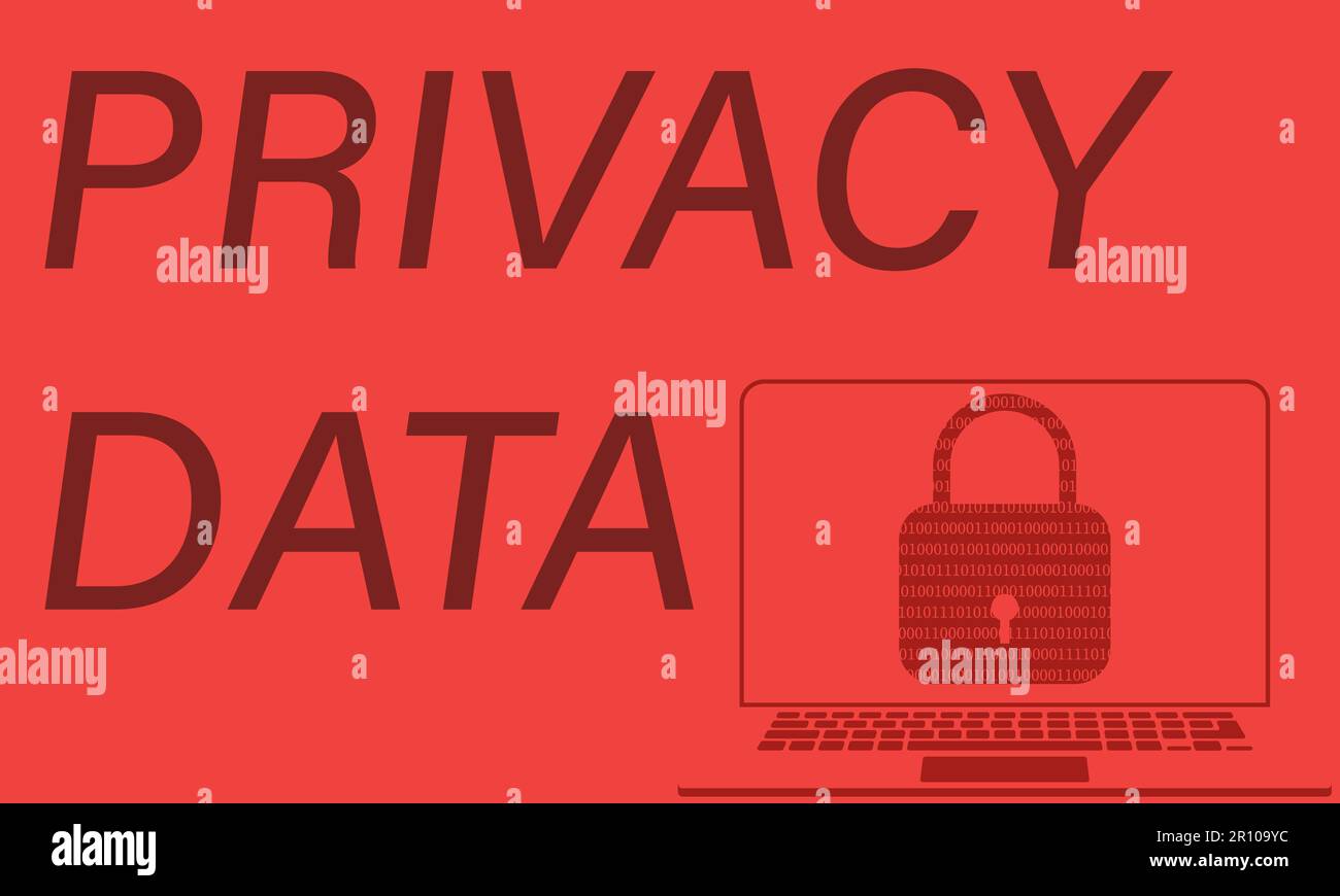 Data Privacy Day. Template for background, banner, card, poster with ...