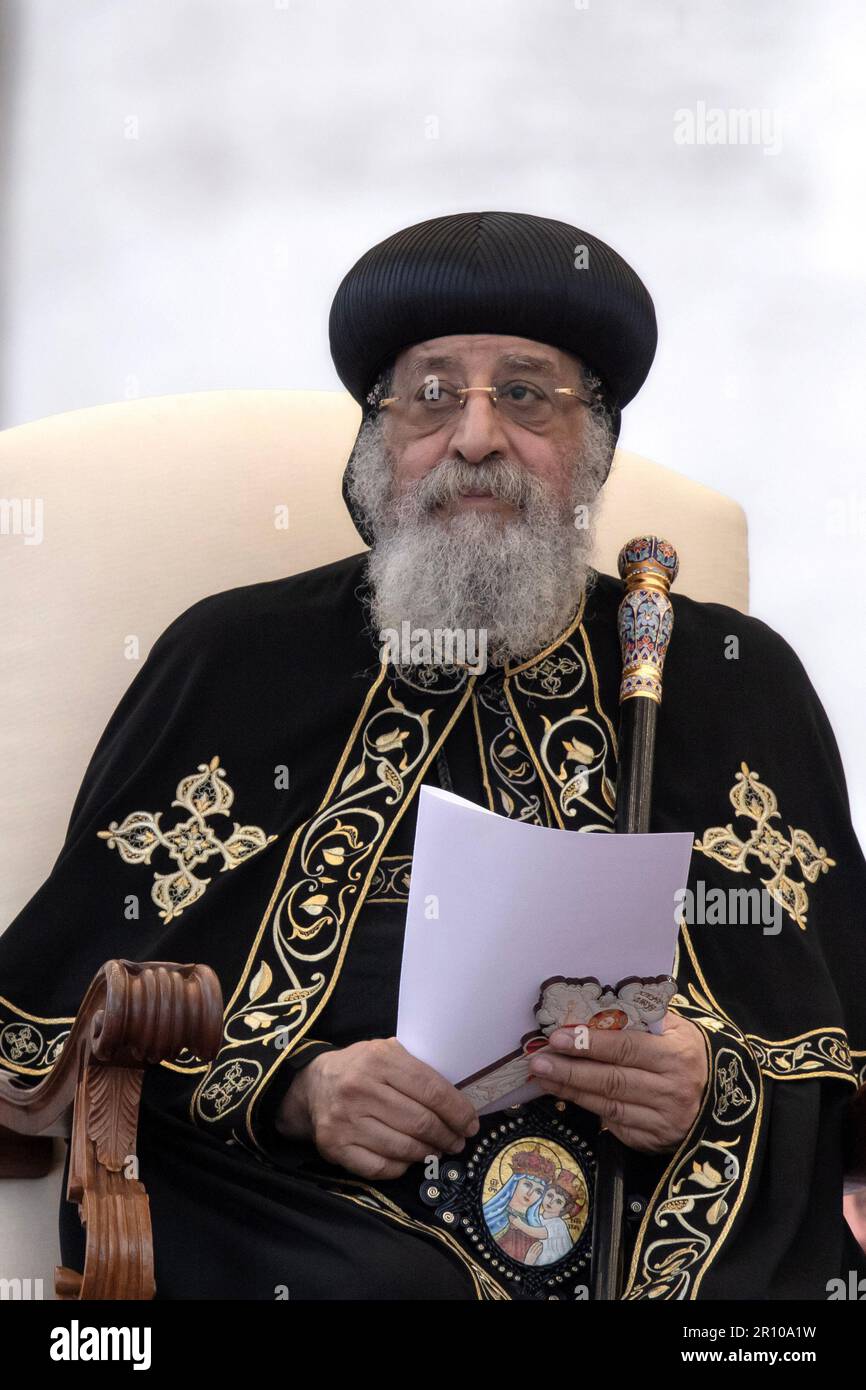 Vatican City, Vatican , 10 May 2023. The Coptic Orthodox patriarch of ...