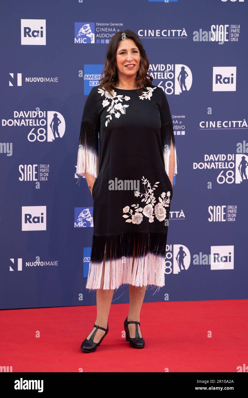 Rome, Italy, May 10, 2023 - Antonella Attili attends the red carpet for ...