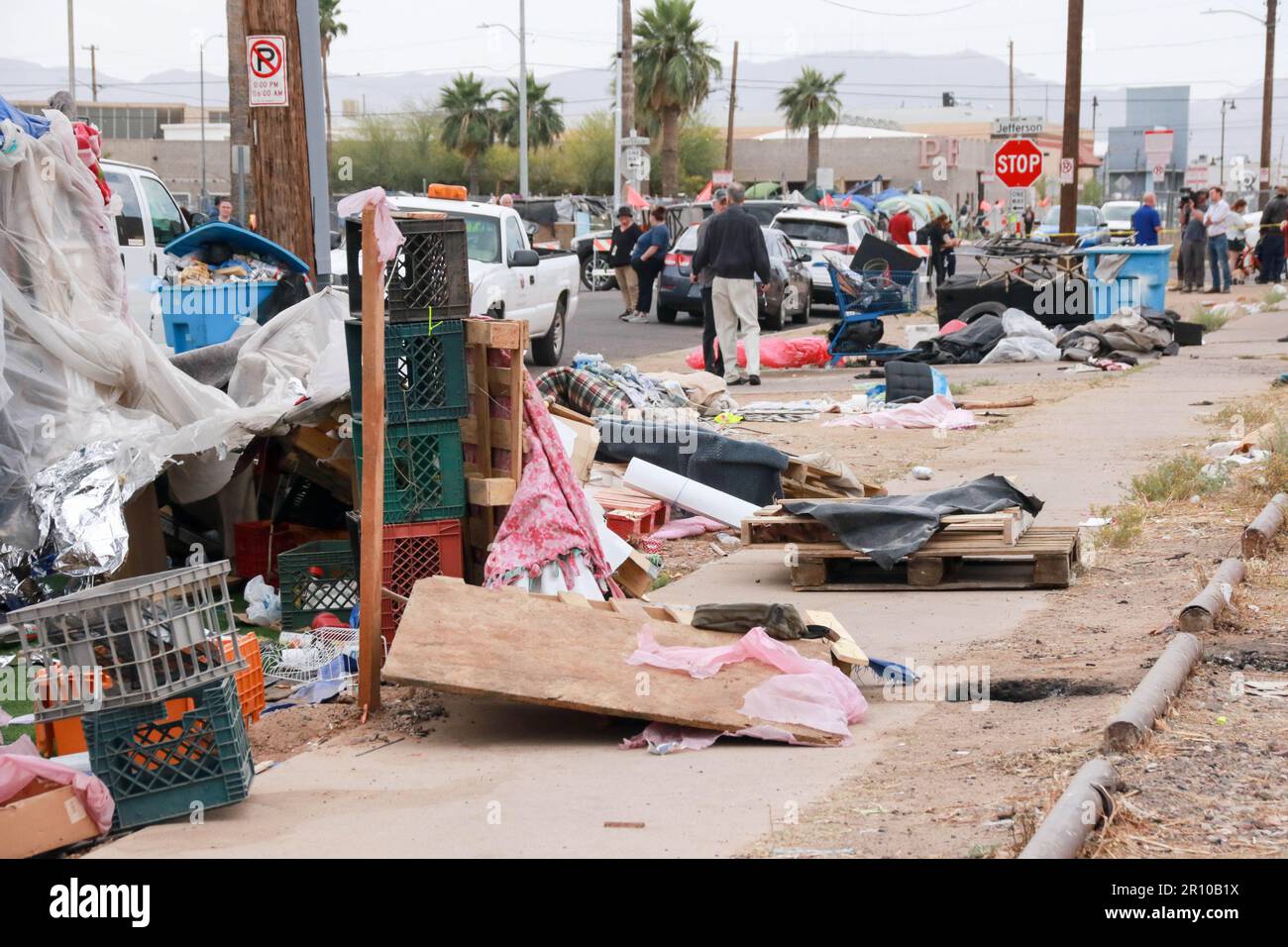 The city of Phoenix begins cleanup in ‘The Zone', a downtown Phoenix ...