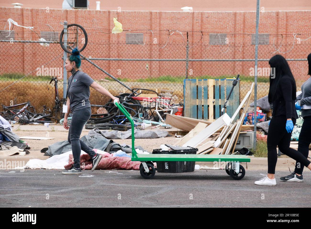 Homeless encampment phoenix hi-res stock photography and images - Alamy