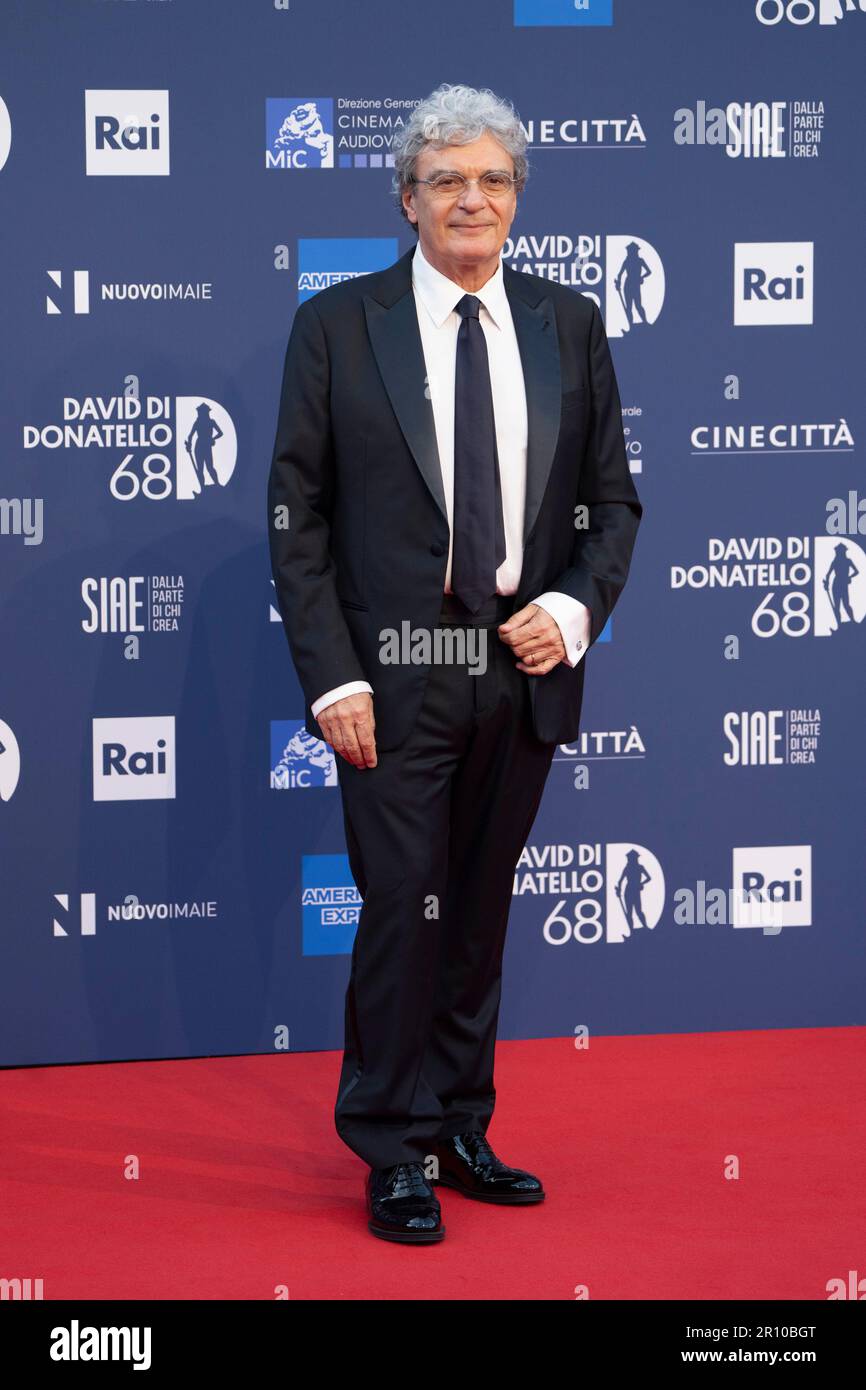 Rome, Italy, May 10, 2023 - Mario Martone the red carpet for the "68 ...
