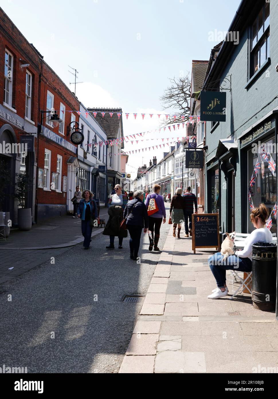 Woodbridge Thoroughfare, Suffolk, England, United Kingdom Stock Photo ...