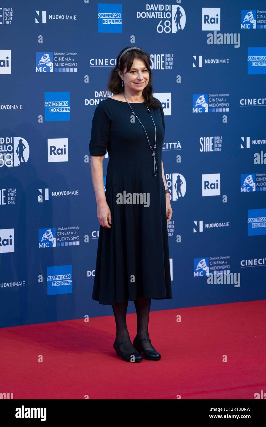 Rome, Italy, May 10, 2023 - Francesca Archibugi attends the red carpet ...