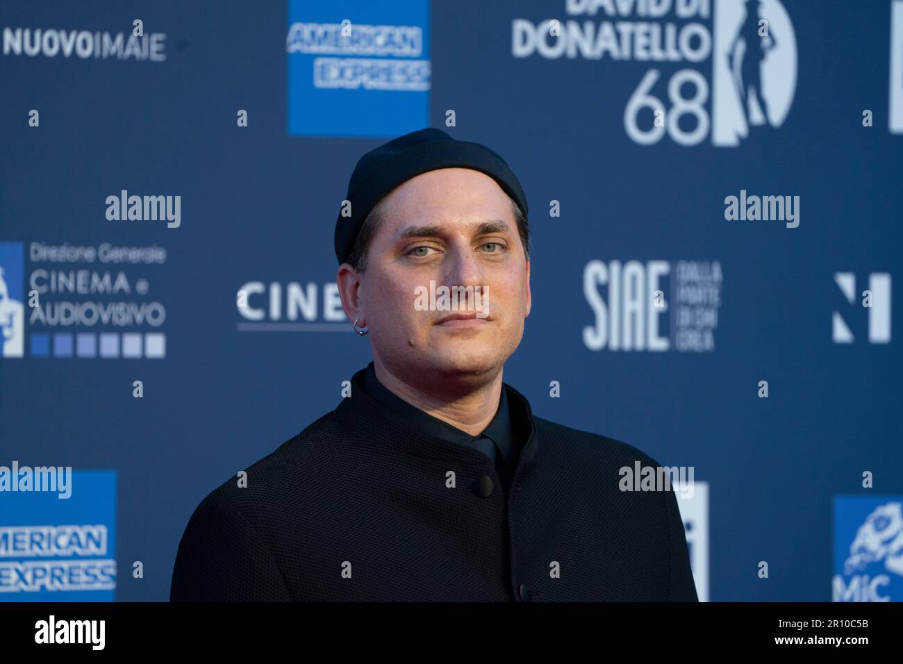 Rome, Italy, May 10, 2023 - Luca Marinelli attends the red carpet for ...