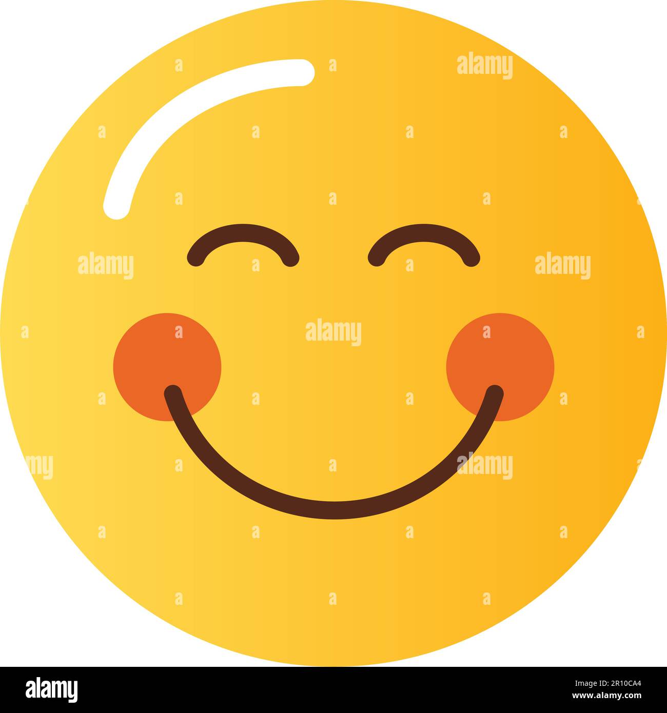 Smiling Face icon vector image. Suitable for mobile apps, web apps and ...