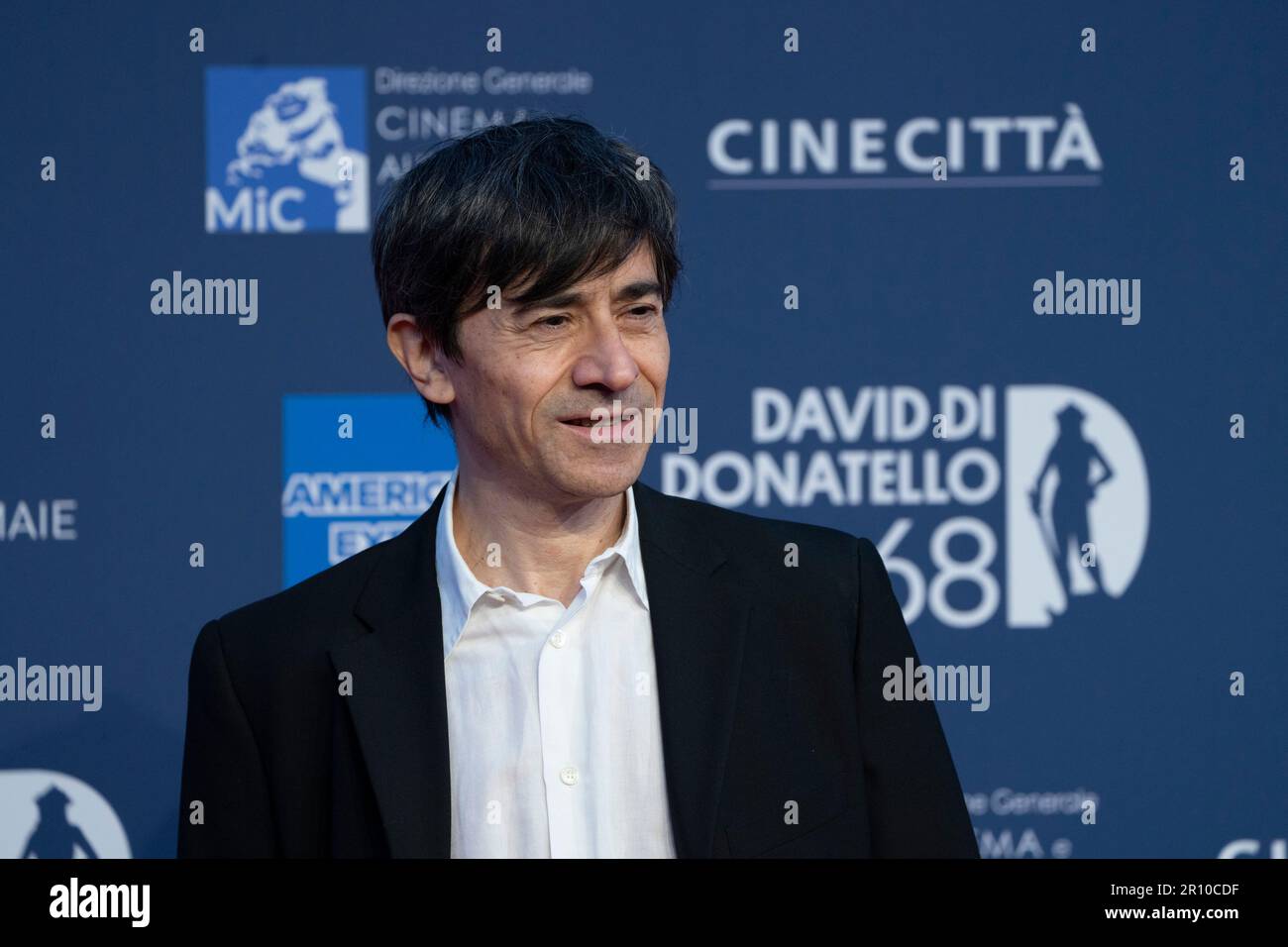 Rome, Italy, May 10, 2023 - Luigi Lo Cascio attends the red carpet for ...