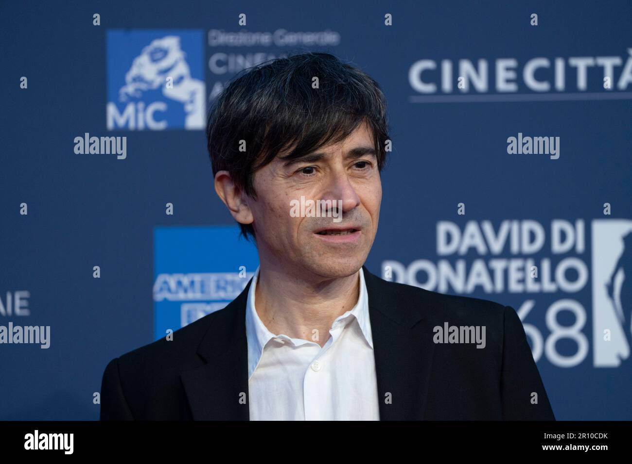 Rome, Italy, May 10, 2023 - Luigi Lo Cascio attends the red carpet for ...