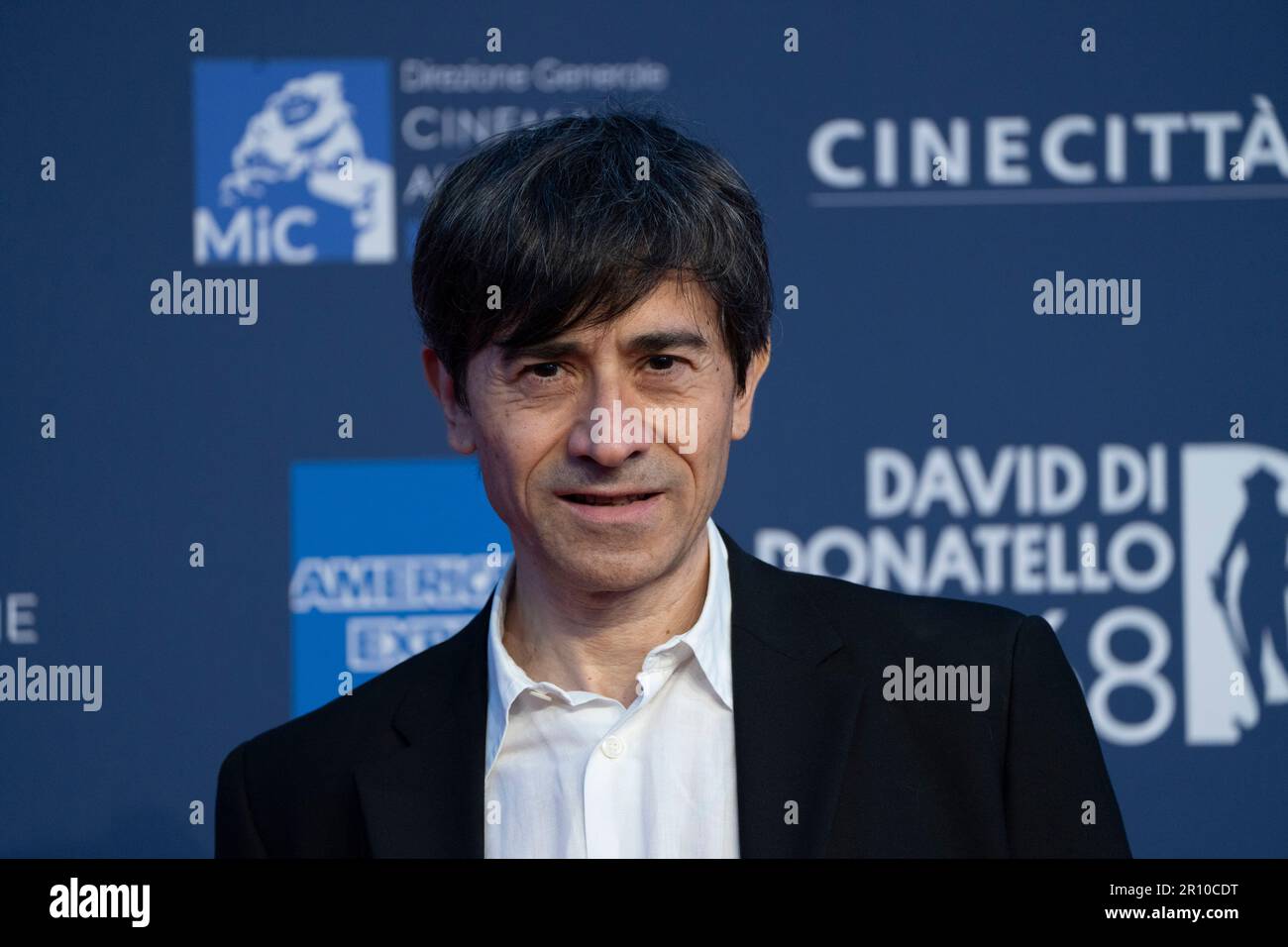 Rome, Italy, May 10, 2023 - Luigi Lo Cascio attends the red carpet for ...