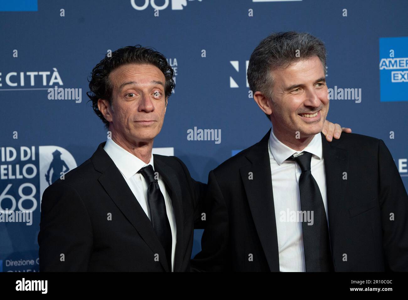 Rome, Italy, May 10, 2023 - Ficarra e Picone attends the red carpet for ...