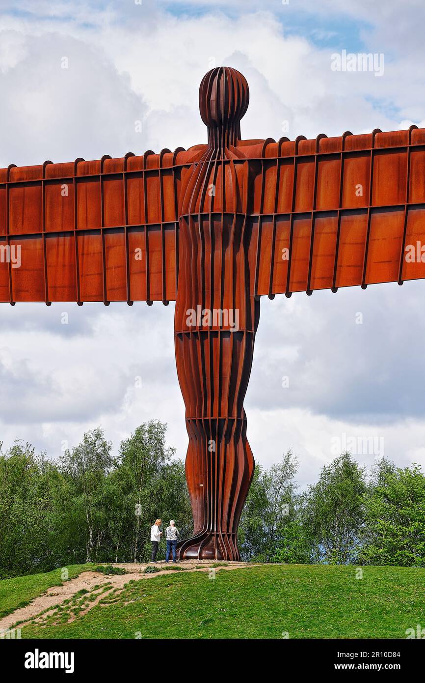 Angel of the North in Gateshead. Made with weathering steel by creator ...