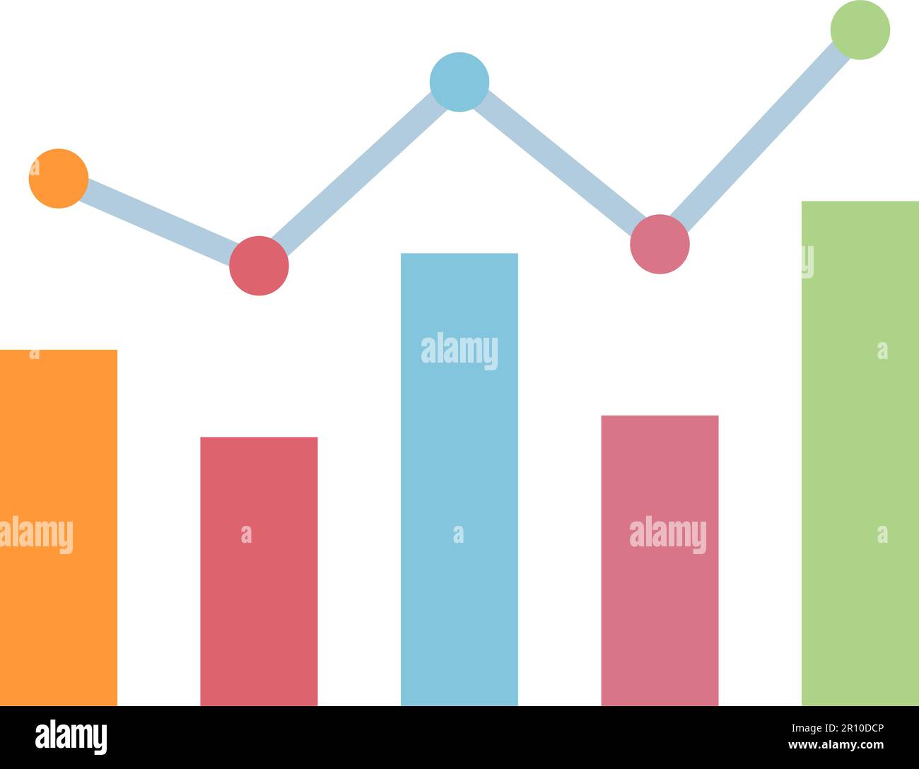 Statistical Graph icon vector image. Suitable for mobile apps, web apps ...