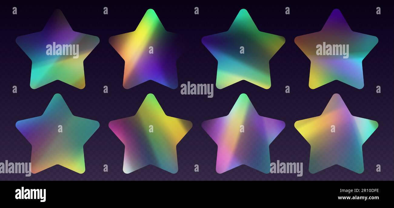 Crystal refraction stickers, leak flare, rainbow sunlight effect ...