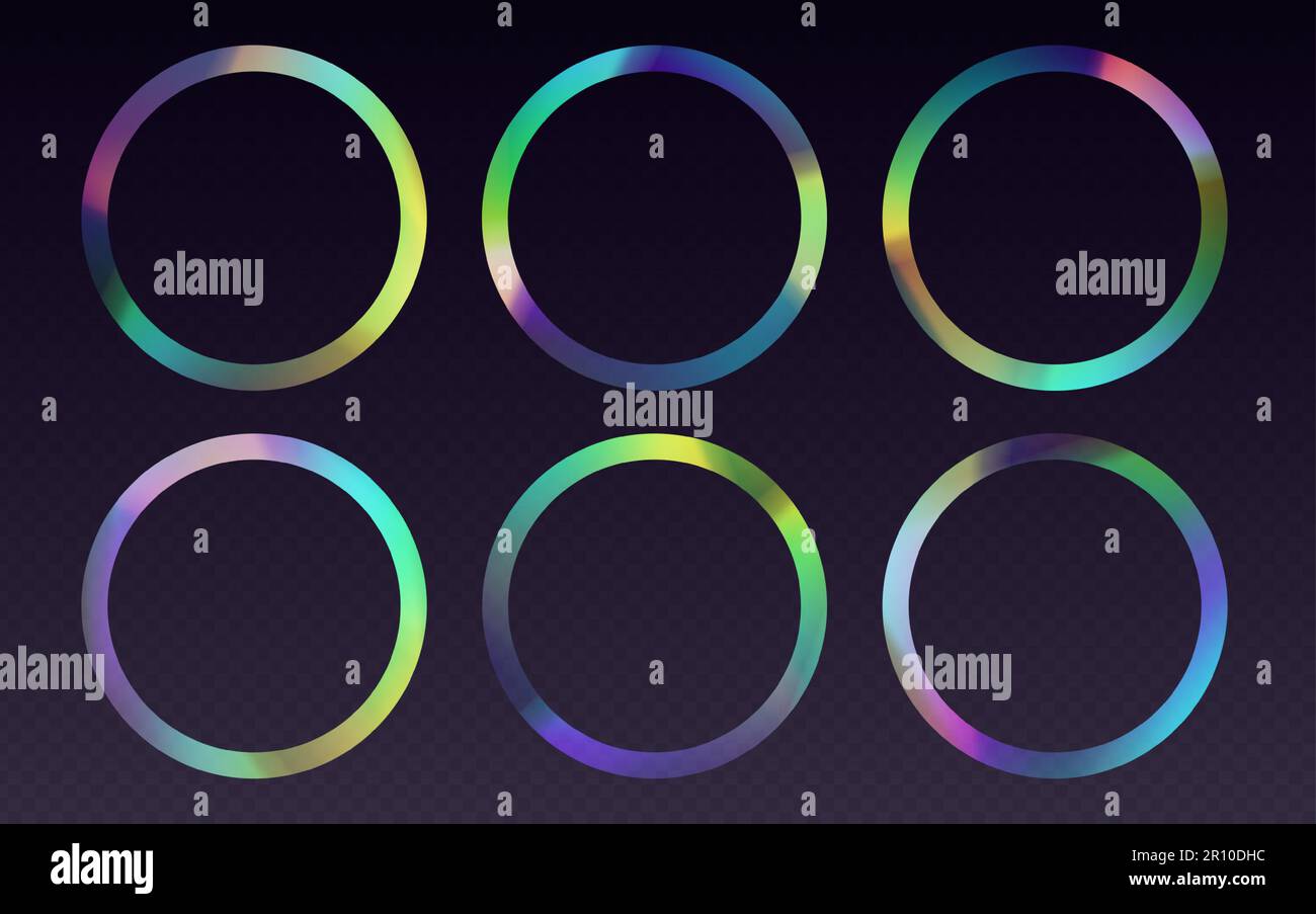 Crystal refraction frame, rainbow sunlight border, prism light effect ...