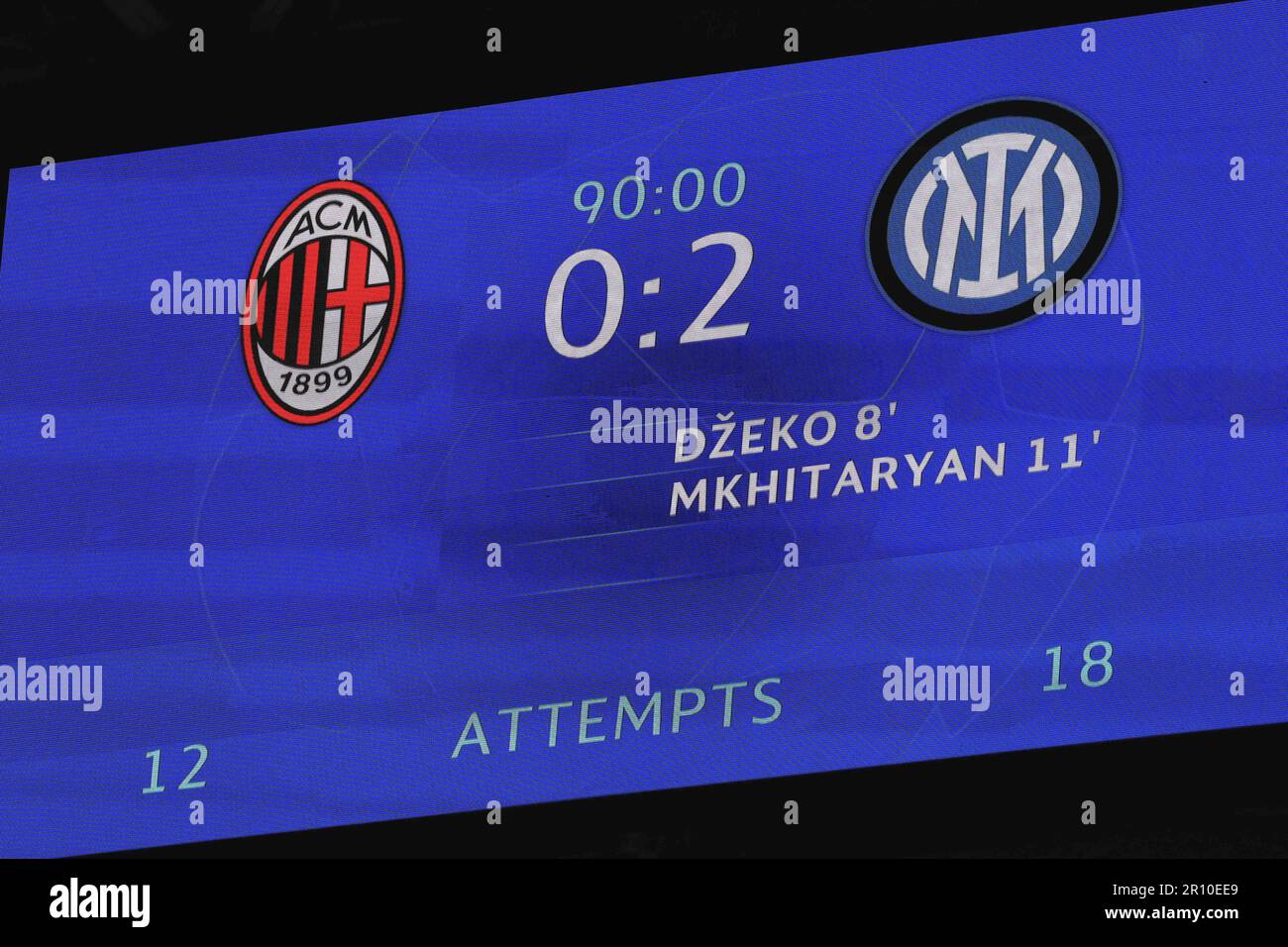 San Siro Ac Milan Inter Score Serie A Title, Second Star And Derby: