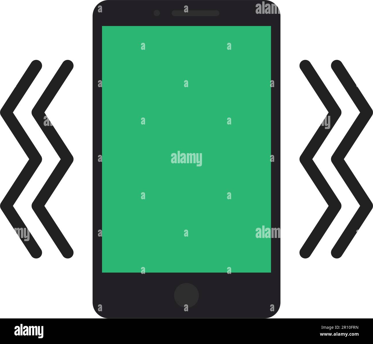 Vibration Mode icon vector image. Suitable for mobile apps, web apps and print media Stock ...