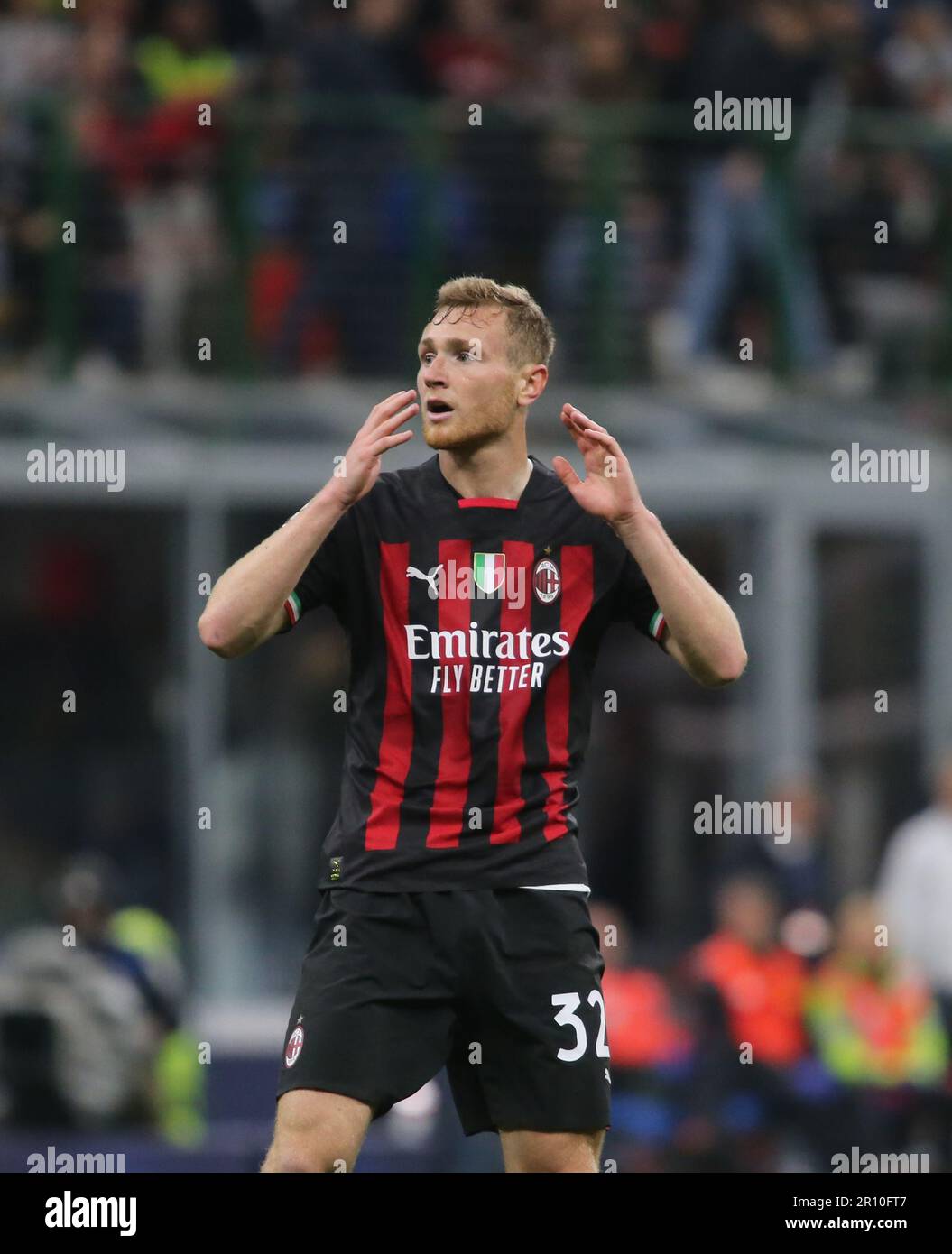 Milan, Italy. 10th May, 2023. Tommaso Pobega of Ac Milan during the ...
