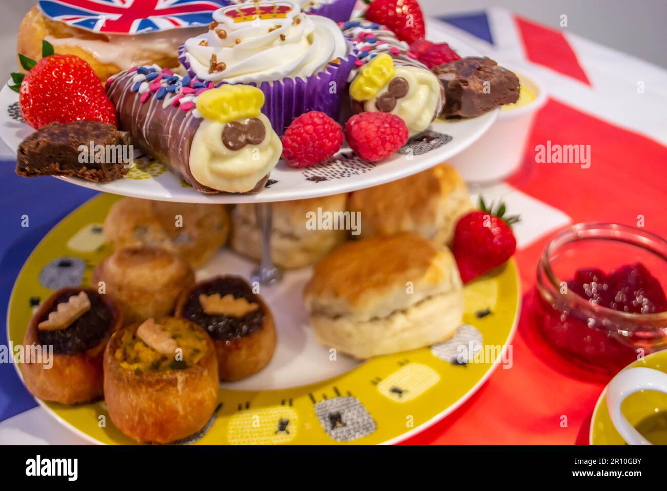Photo of Kings Coronation Traditional British Afternoon Tea Stock Photo ...