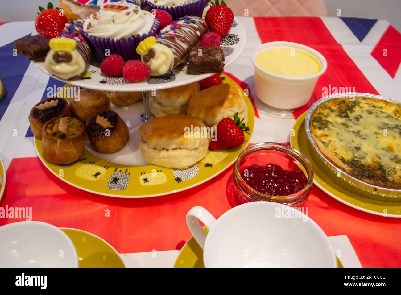 Photo of Kings Coronation Traditional British Afternoon Tea Stock Photo ...