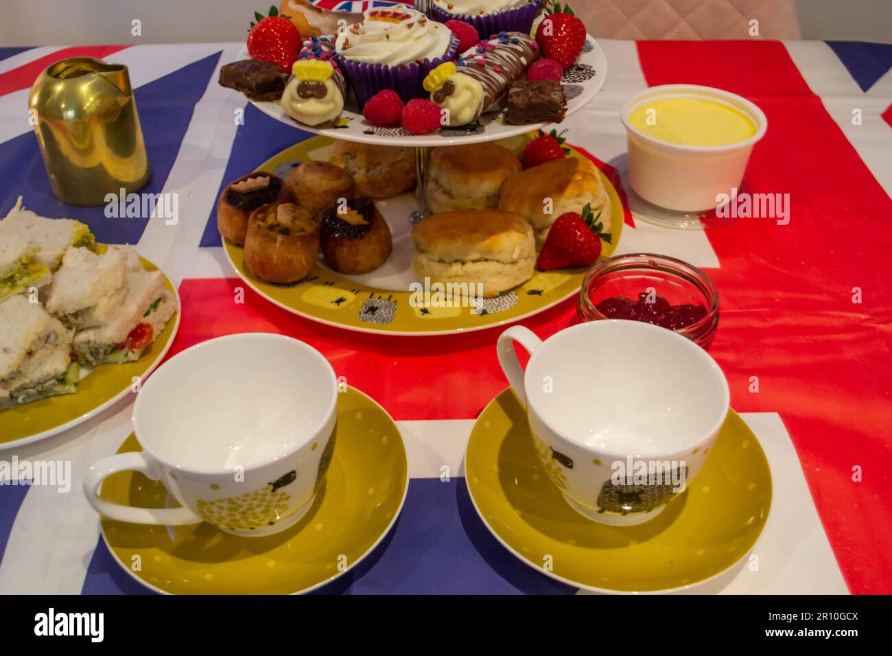 Photo of Kings Coronation Traditional British Afternoon Tea Stock Photo ...