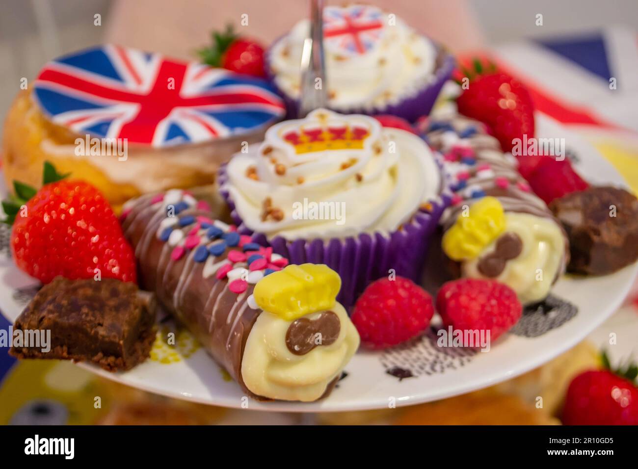 Photo of Kings Coronation Traditional British Afternoon Tea Stock Photo ...
