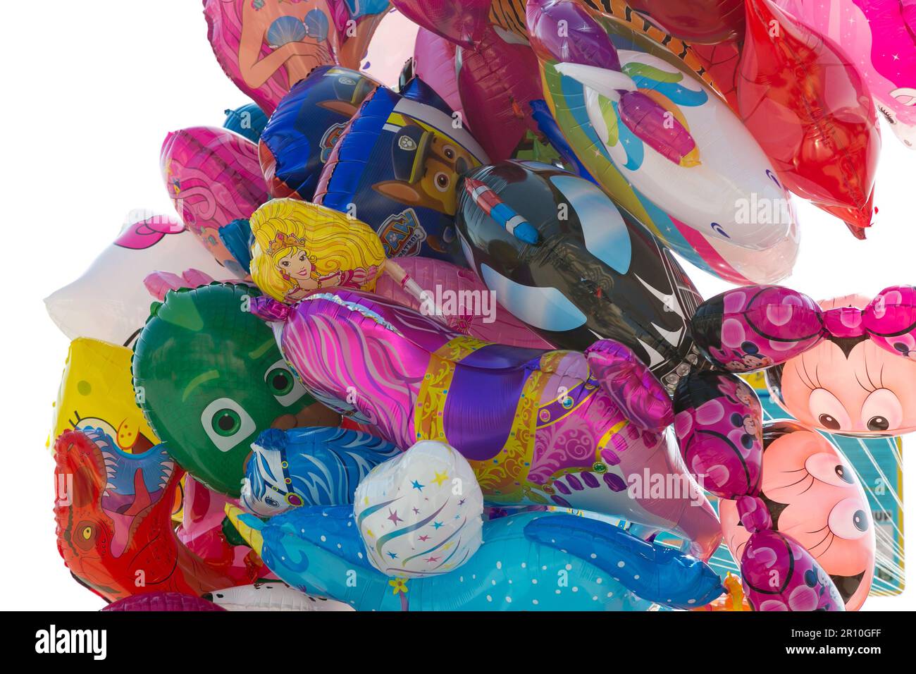coloured balloons of different sizes and shapes Stock Photo - Alamy