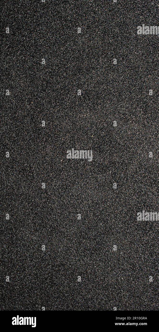 Beautiful portrait of black sandpaper picture with it's rough texture ...