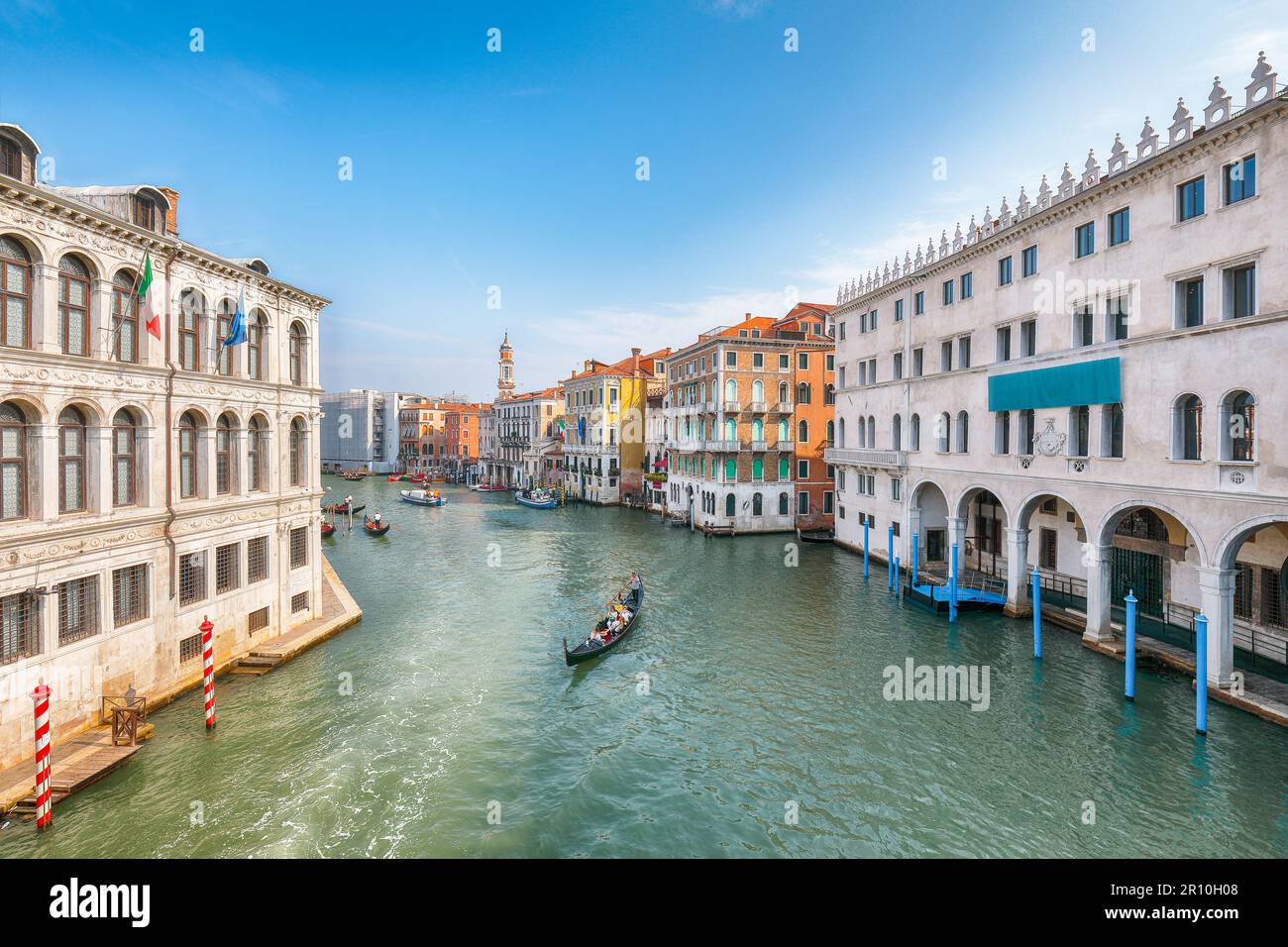 Astonishing morning cityscape of Venice with famous Canal Grande. Popular travell destination ...