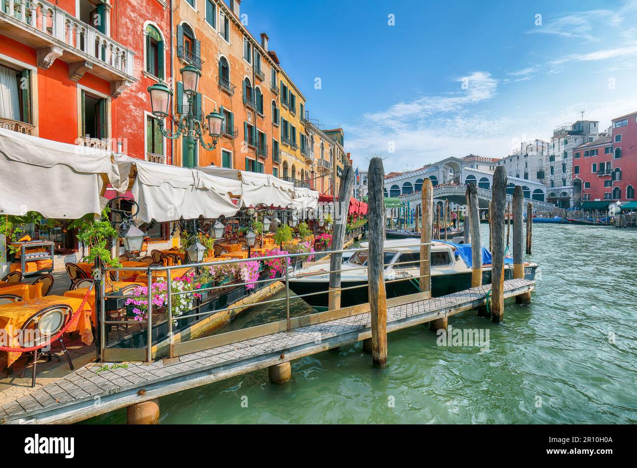 Astonishing morning cityscape of Venice with famous Canal Grande. Popular travell destination ...