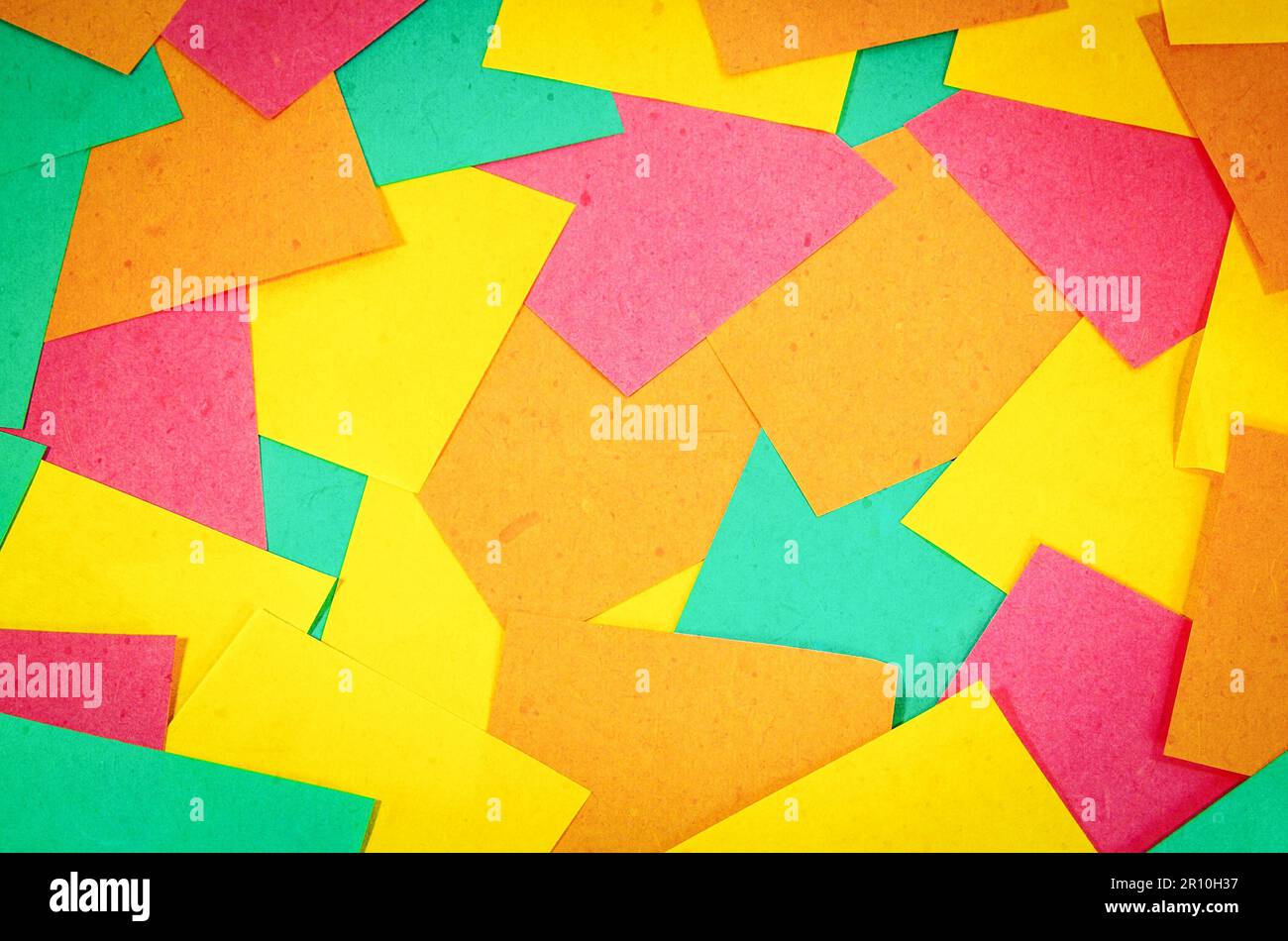 Colored cards background. Set of different bright colorful paper Stock ...