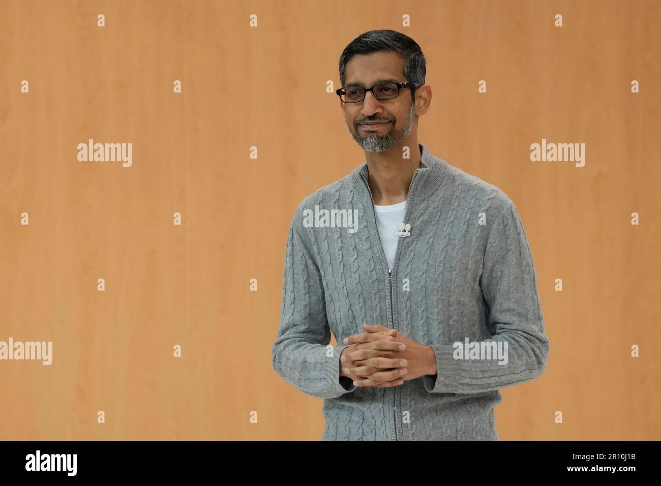 Alphabet CEO Sundar Pichai speaks at a Google I/O event in Mountain ...