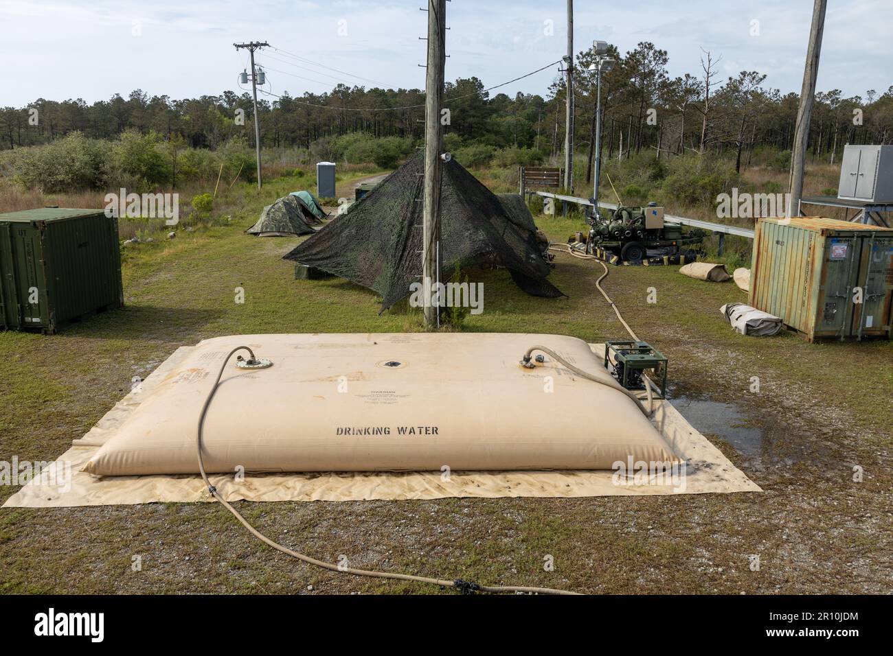 A U.S. Marine Corps light-weight water purification system assigned to ...