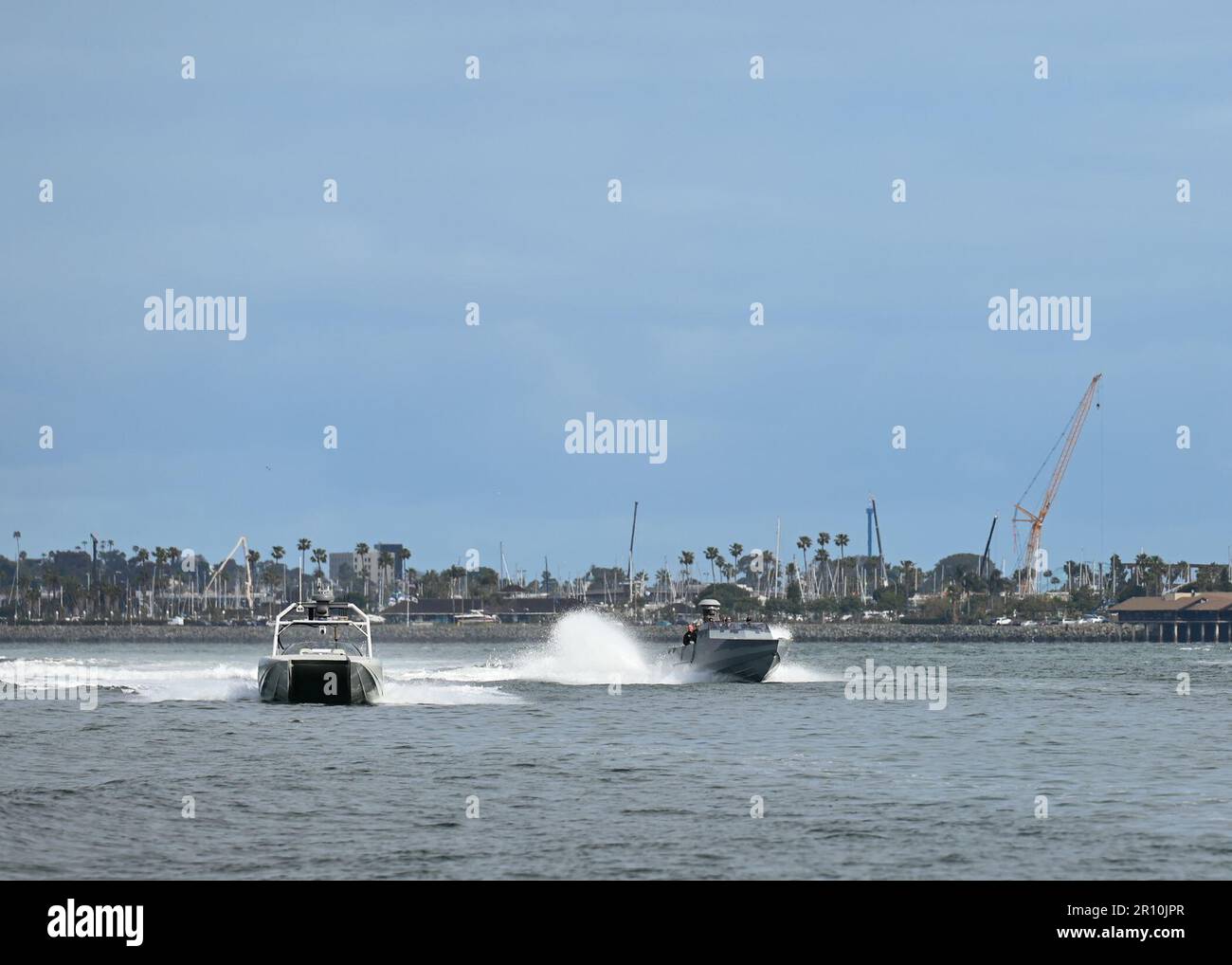 230502-N-GR718-1217 An unmanned T-38 Devil Ray controlled by West Coast ...