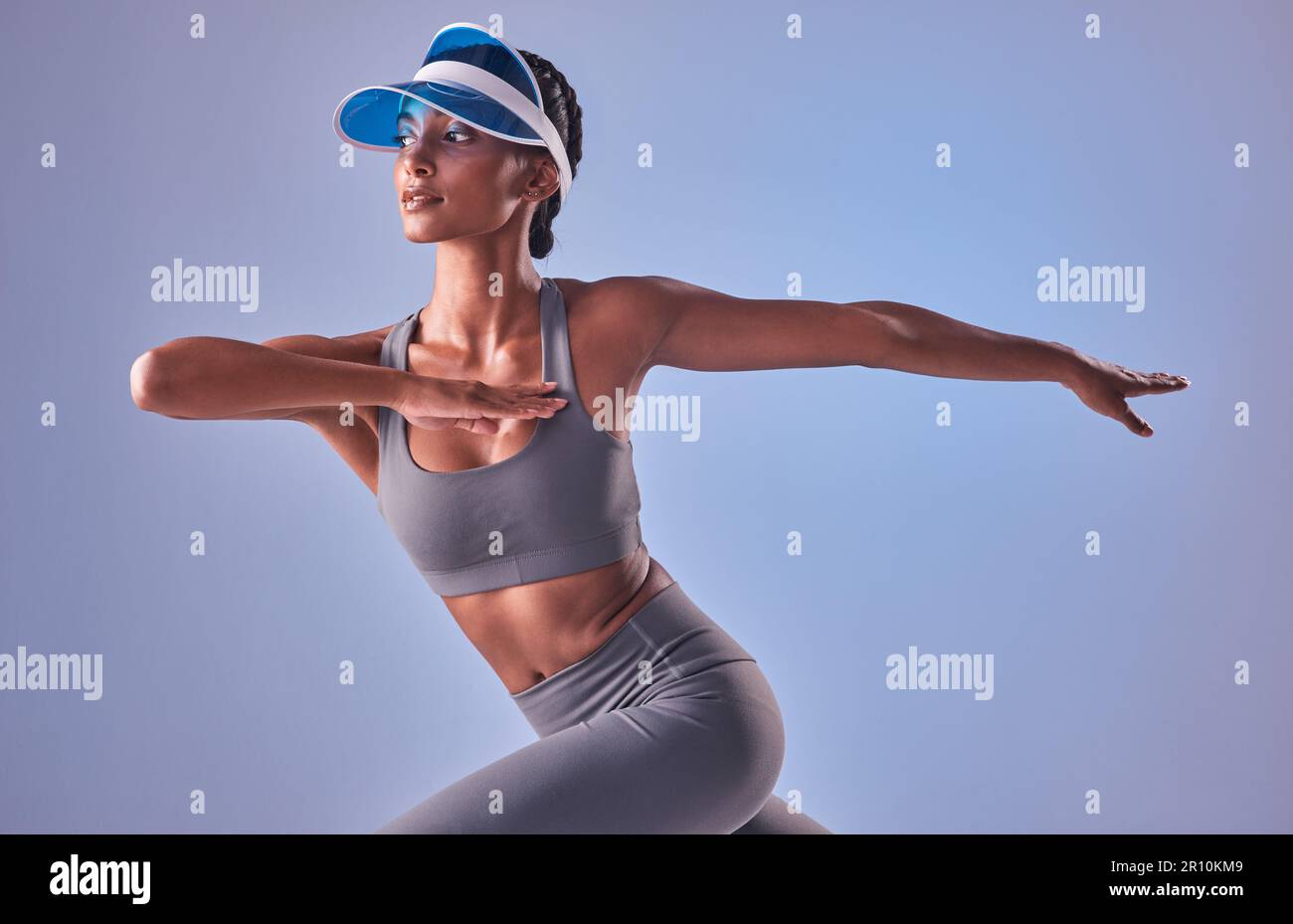 Winners are made with a warrior mindset. Studio shot of a fit young ...