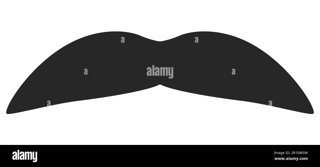 Chevron Moustache Beard style men illustration Facial hair mustache ...