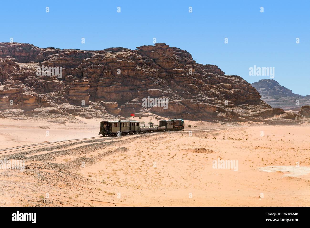 World War 1 train in the Wadi Rum, Jordan Stock Photo - Alamy