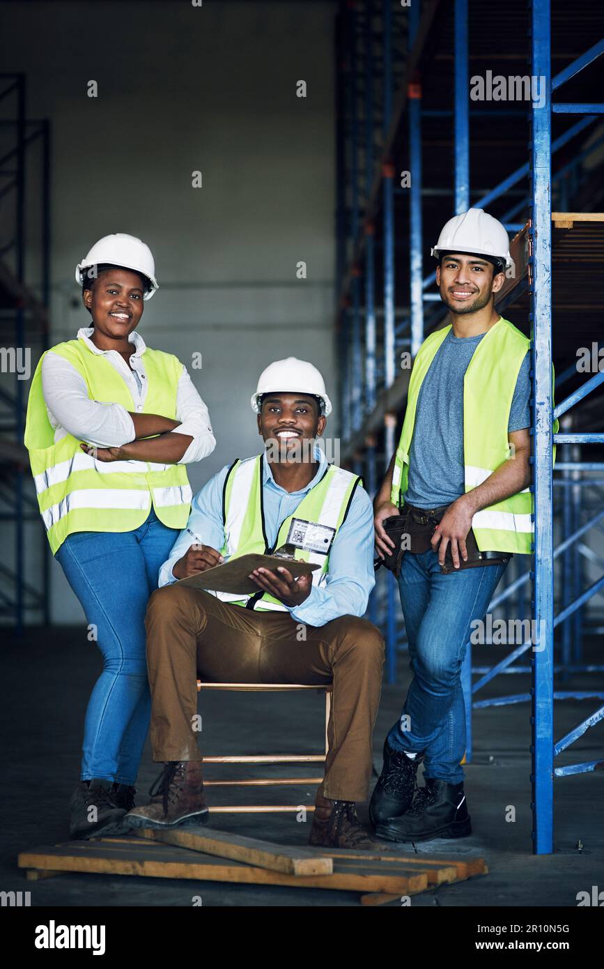 Our commitment puts us ahead of our competitors. Portrait of a group of ...