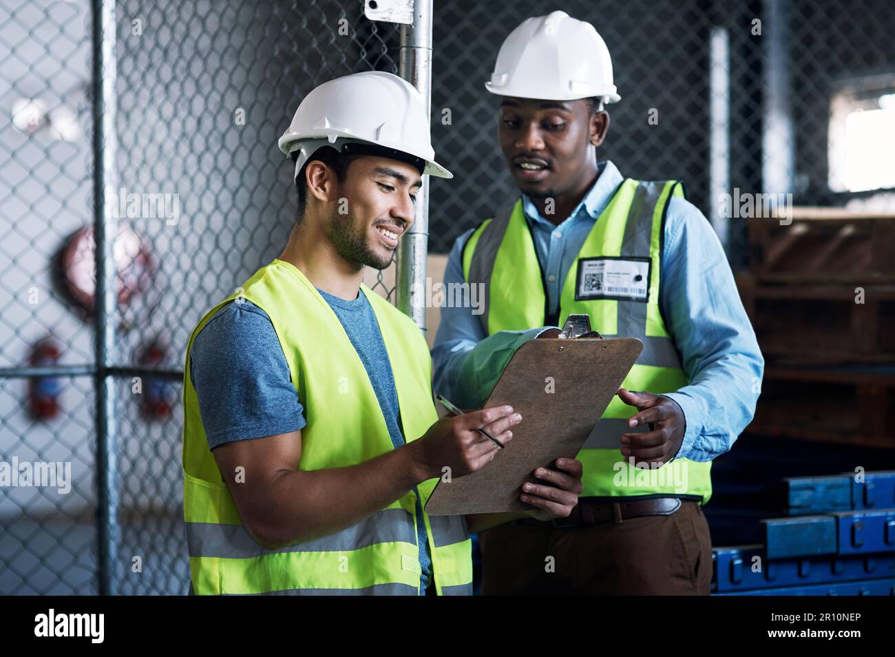 Construction professionals inspecting job hi-res stock photography and ...