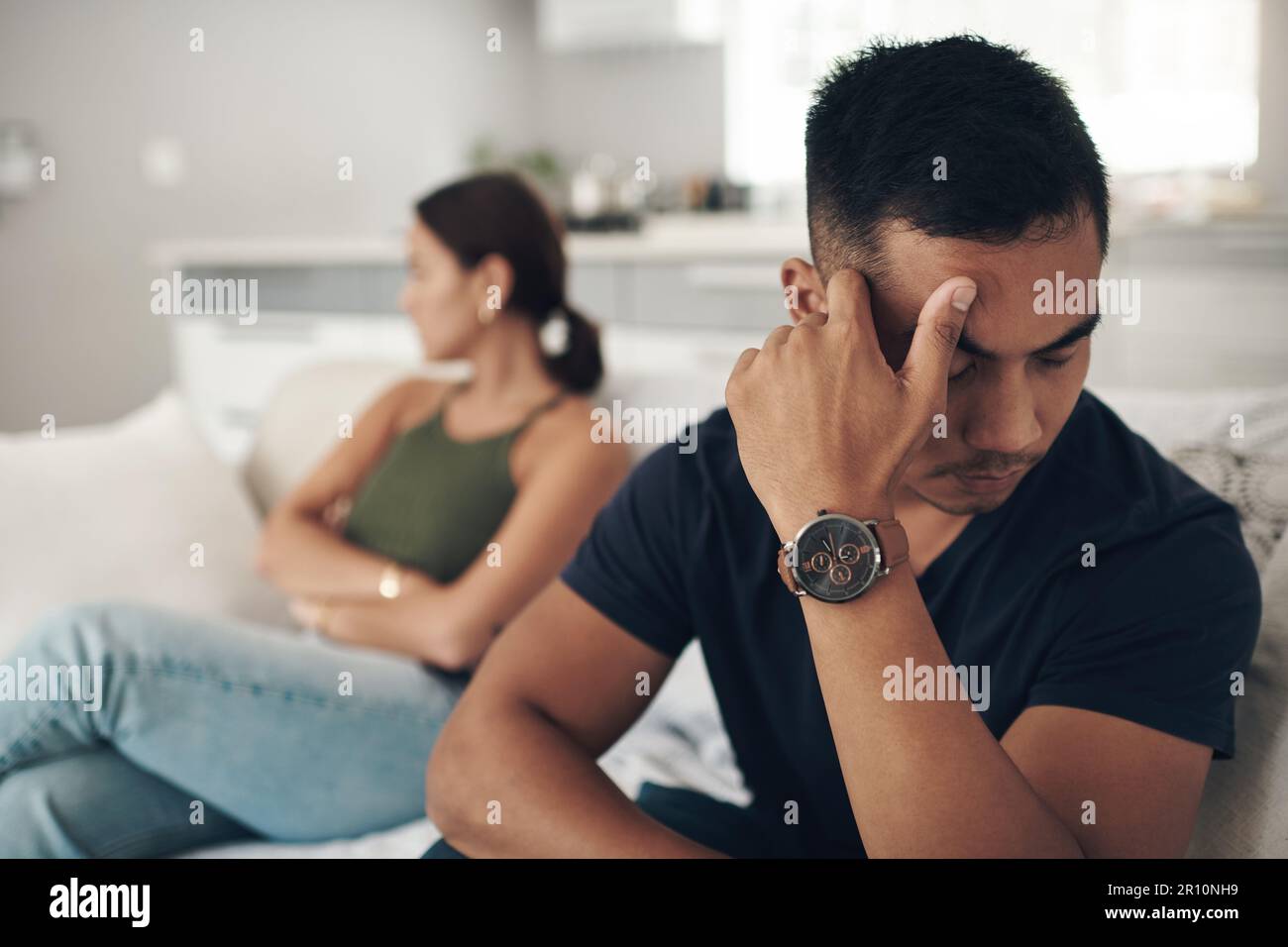 I think its over between us. a young man looking upset after an ...