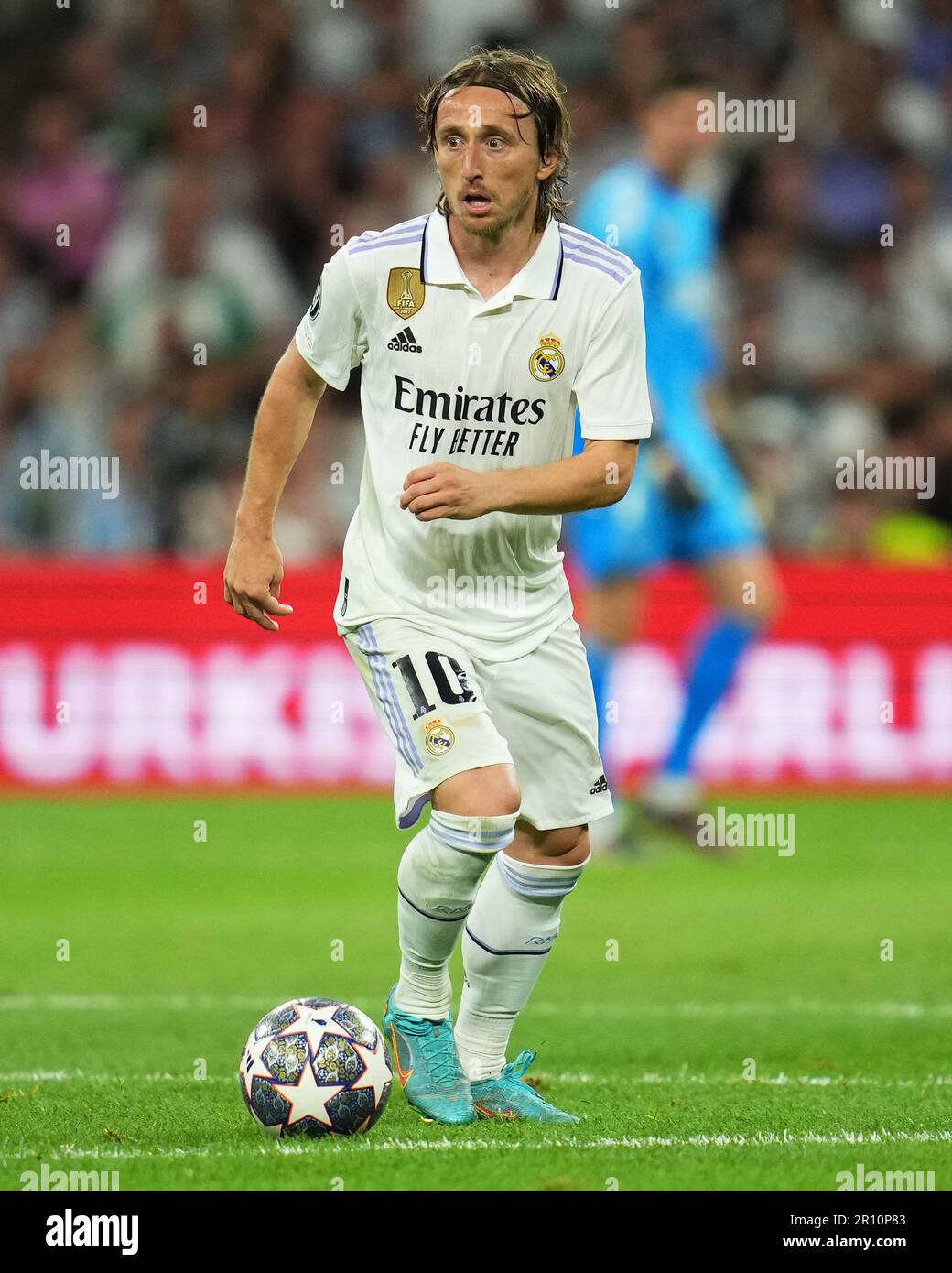 Madrid, Spain. May 9, 2023, Luka Modric of Real Madrid during the La ...