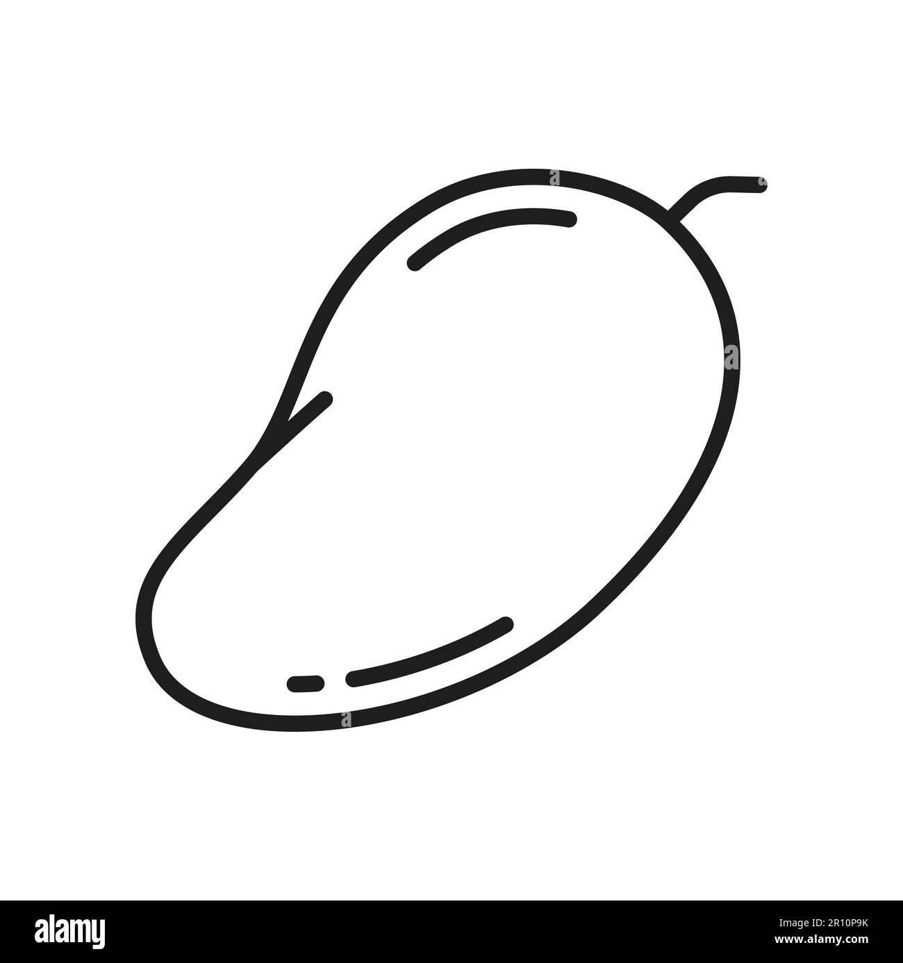 Mango outline Black and White Stock Photos & Images - Alamy