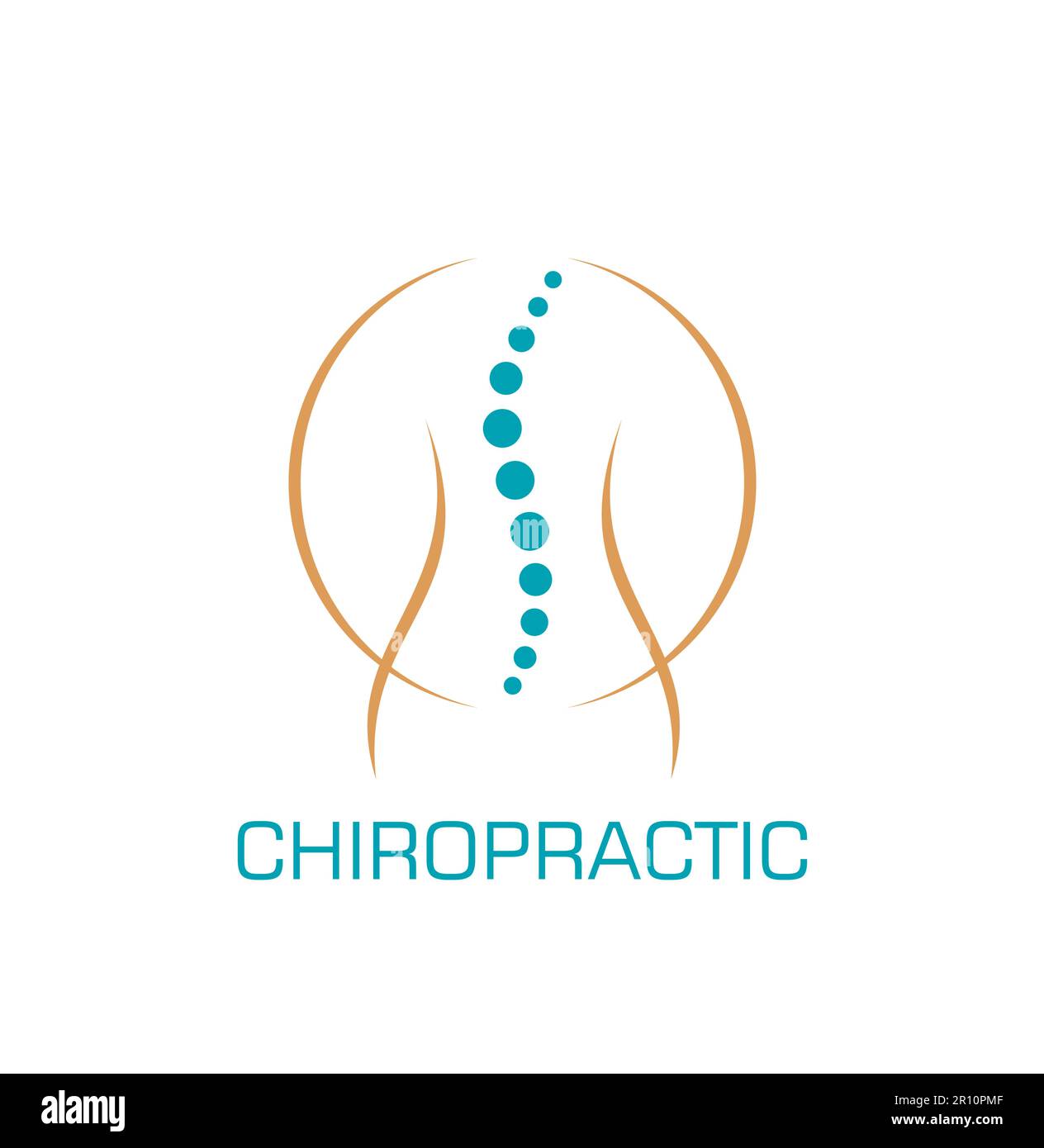 Chiropractic, back pain therapy icon. Chiropractic massage, orthopedic ...