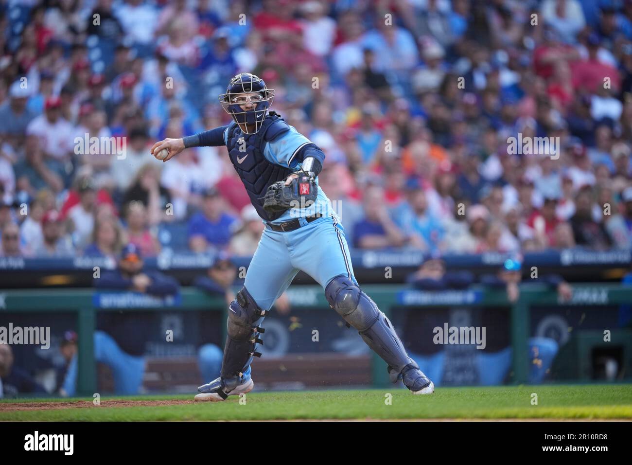 Toronto Blue Jays' Danny Jansen plays during a baseball game, Wednesday ...
